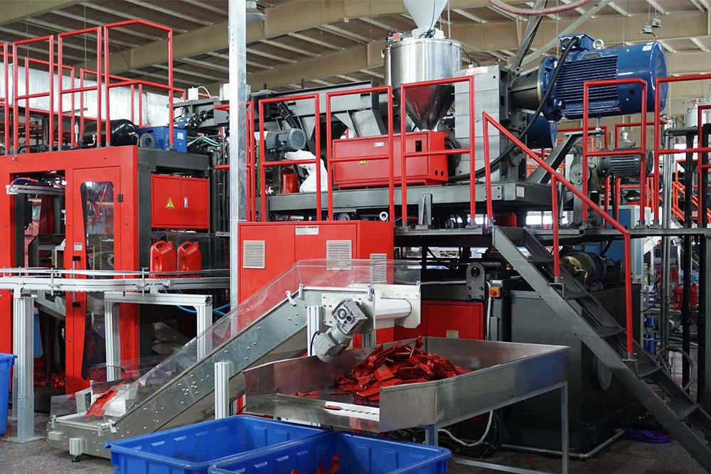 Double station multi-layer 3 layers extrusion blow molding machine for ...